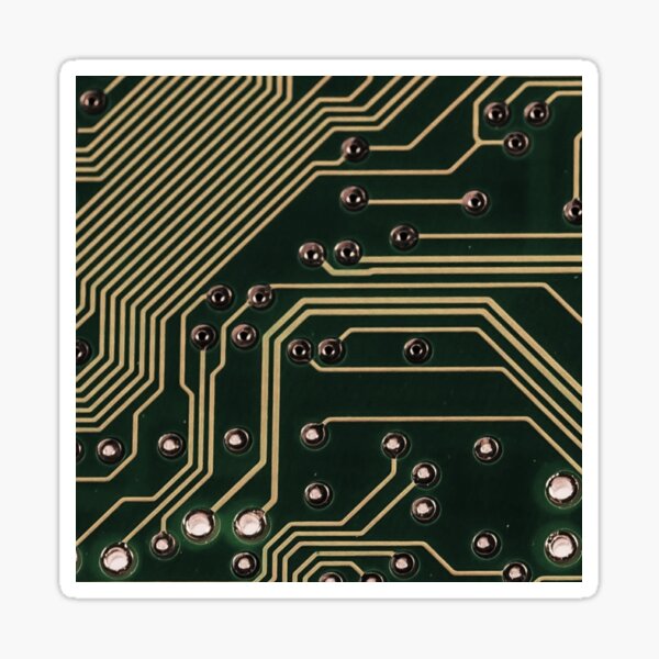 "Printed Circuit Board" Sticker for Sale by bbalint | Redbubble