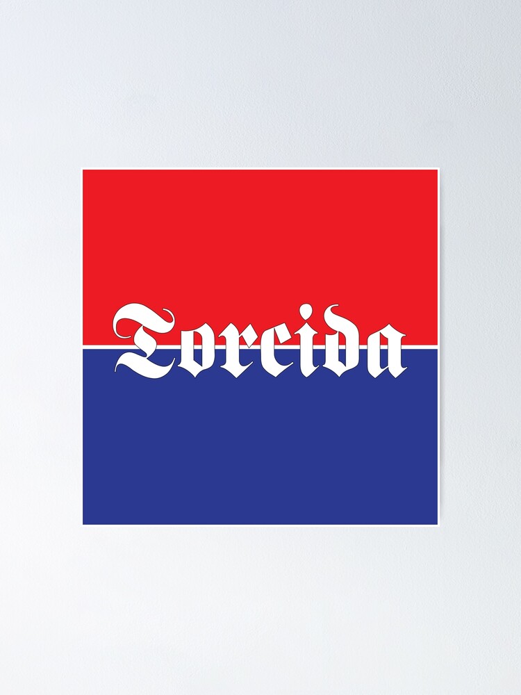 "Torcida Split Spalato Hooligans Ultras Red White Blue" Poster for Sale ...