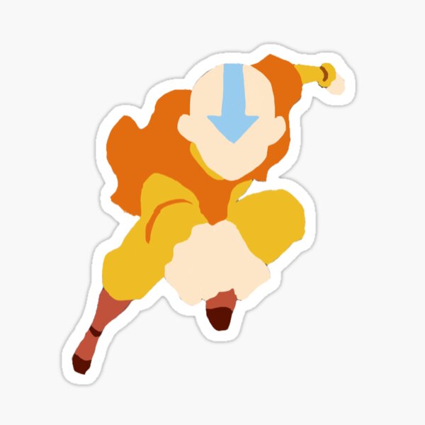 "Aang" Sticker by alsupwe3 | Redbubble