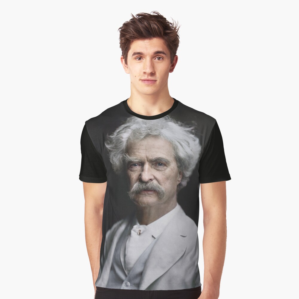 "Mark Twain" T-shirt for Sale by marinamaral | Redbubble | mark twain ...