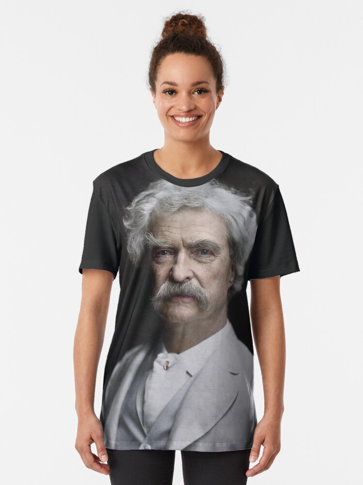 "Mark Twain" T-shirt for Sale by marinamaral | Redbubble | mark twain ...