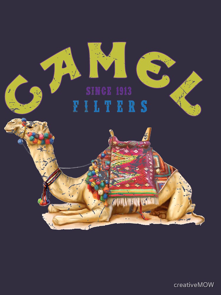 "Dromedary Camel Crush Cigarette Joe Camel Design" T-shirt for Sale by ...