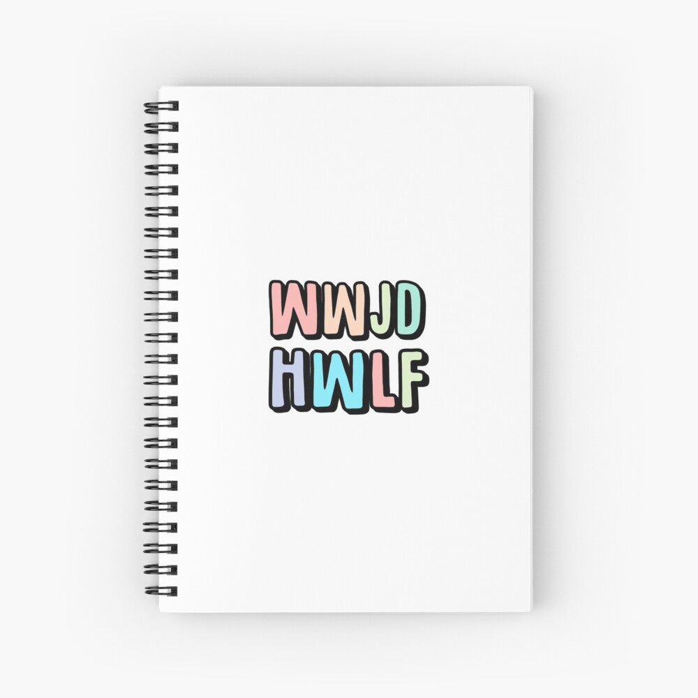 "WWJD? HWLF" Sticker for Sale by Nberard2 | Redbubble