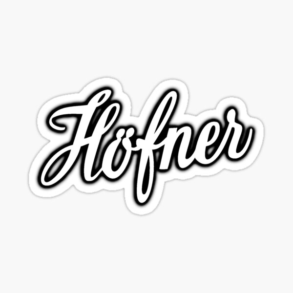 Hofner Stickers | Redbubble