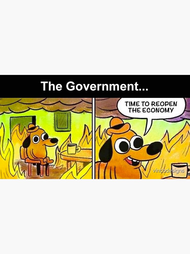 "The Government Meme Mask" Sticker for Sale by vincodesigns | Redbubble