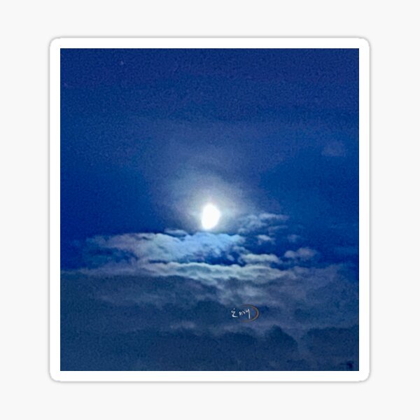 "Envy signature blue moon " Sticker for Sale by envycollection | Redbubble