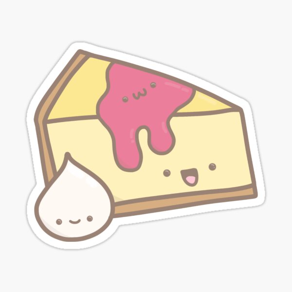 "cheesecake" Sticker for Sale by BundleofBeans | Redbubble