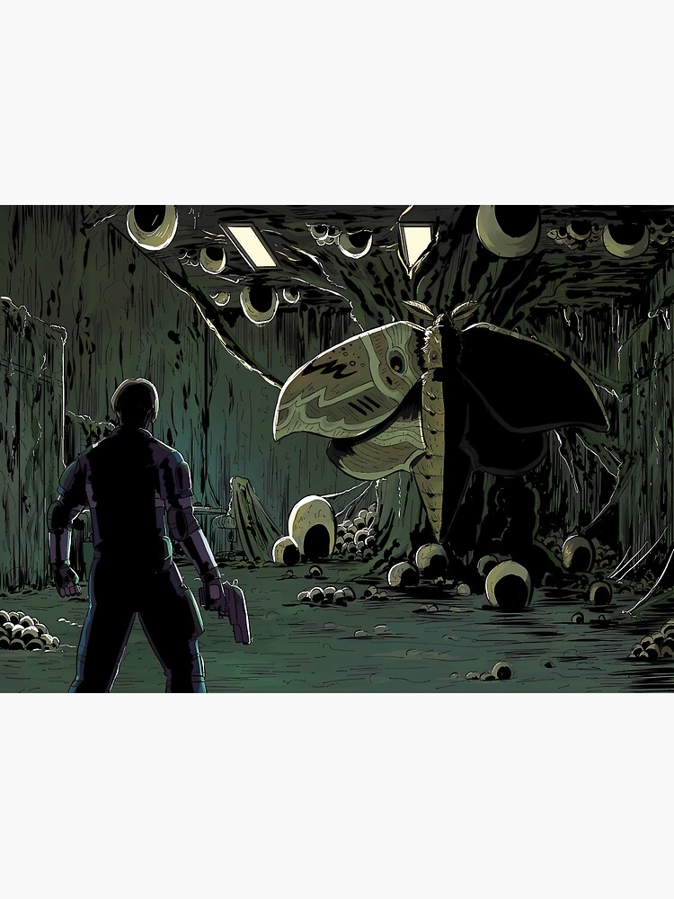 "Resident Evil 2, Giant Moth" Art Print by TanzerArt | Redbubble