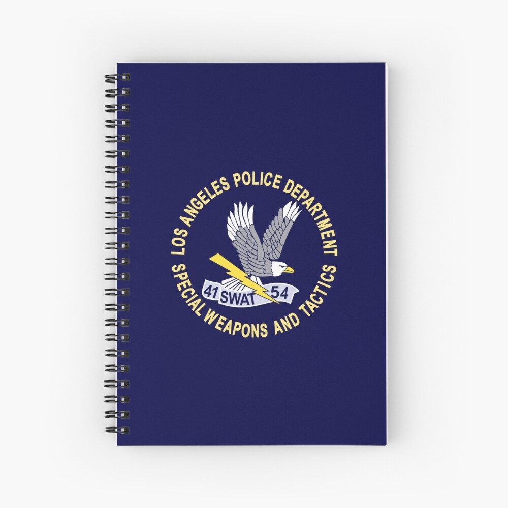 "LAPD Los Angeles Police Department -- SWAT" Spiral Notebook for Sale ...