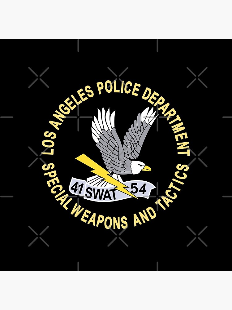 "LAPD Los Angeles Police Department -- SWAT" Throw Pillow for Sale by ...