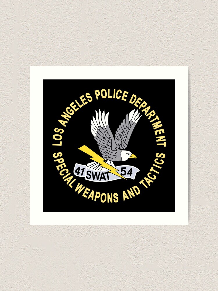 "LAPD Los Angeles Police Department -- SWAT" Art Print for Sale by ...