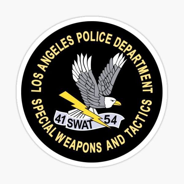 "LAPD Los Angeles Police Department -- SWAT" Sticker for Sale by ...