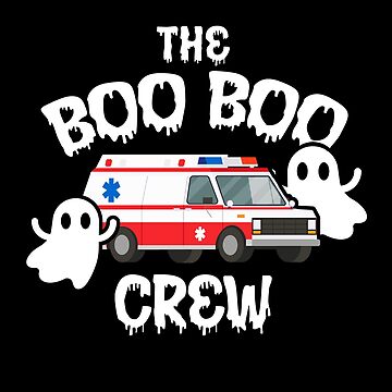 "EMS EMT Paramedic Boo Boo Crew Ambulance Halloween " Pin for Sale by ...