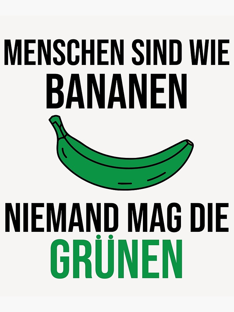 "Grüne Partei lustiger Spruch Verkehr Geschenk" Poster von eiwo87 ...