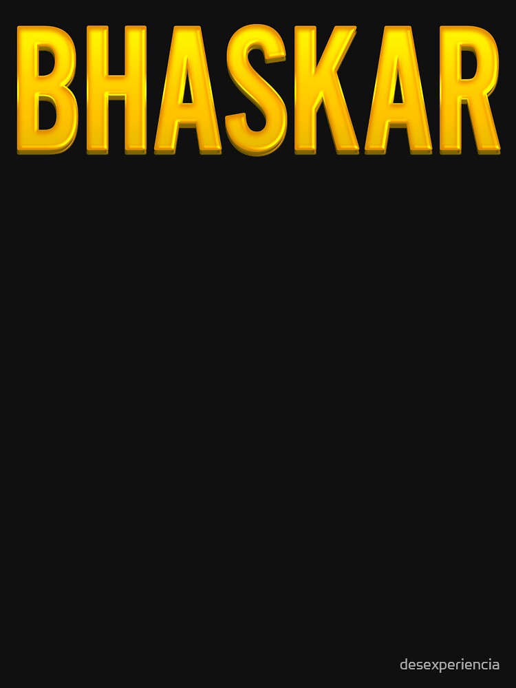 Bhaskar Name Logo