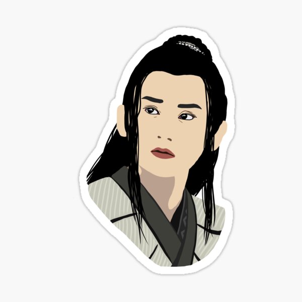 "The Untamed Nie Huaisang" Sticker for Sale by bristolsketches | Redbubble