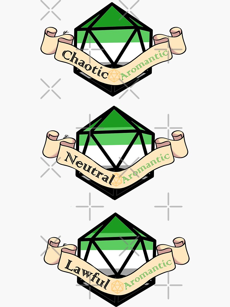 "Dnd Alignment Set 14" Sticker for Sale by Beandoodz | Redbubble