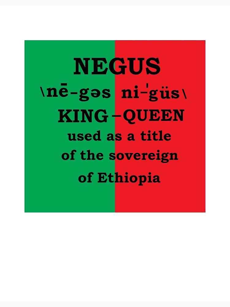 "Negus" Art Print for Sale by TASH1988 | Redbubble