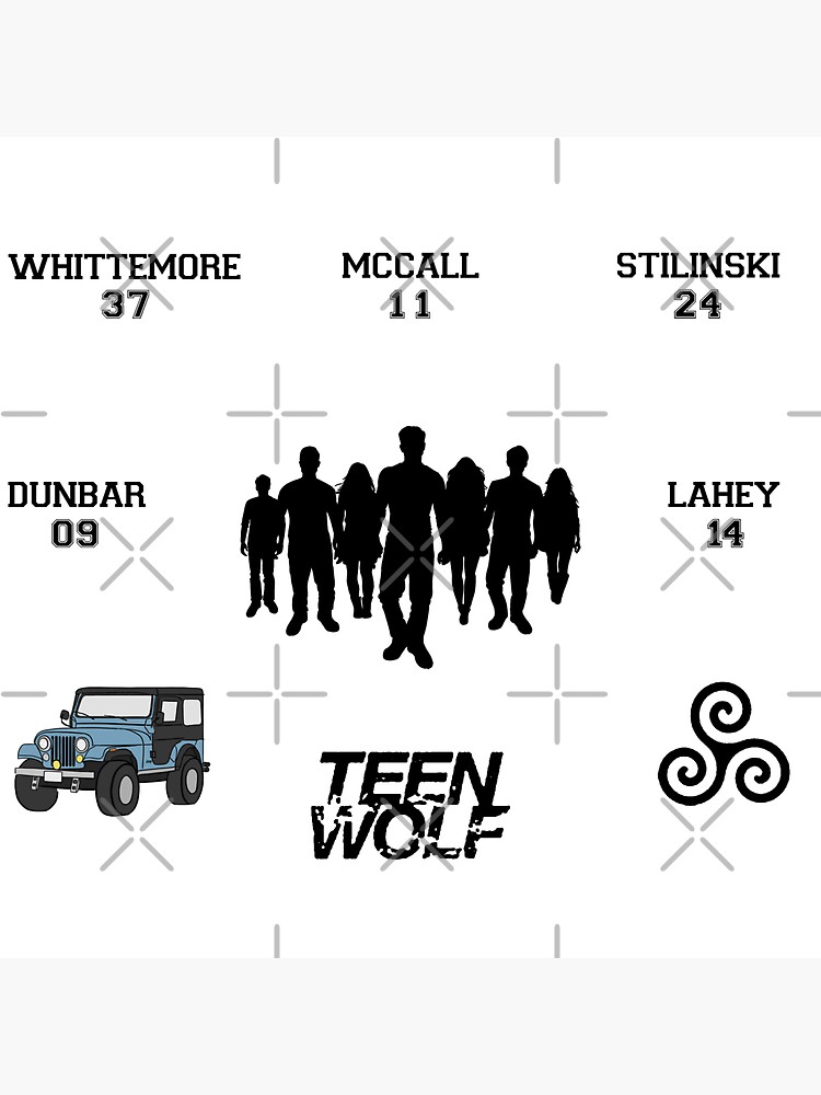 "Teen Wolf Pack" Sticker by cellal | Redbubble