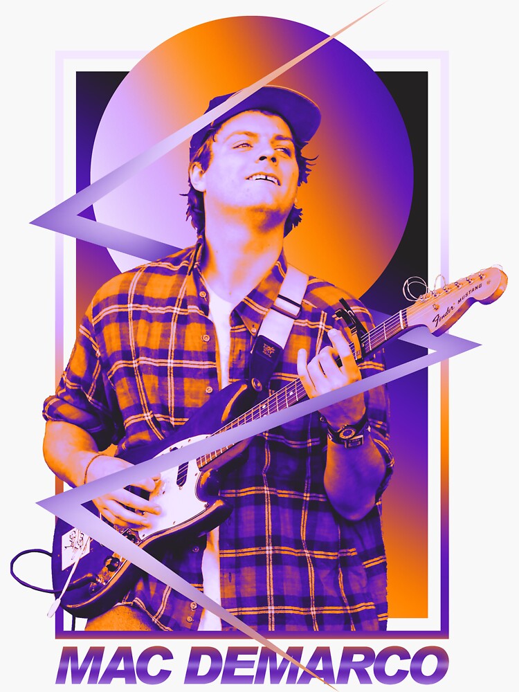 "Mac Demarco" Sticker for Sale by summmmmr | Redbubble