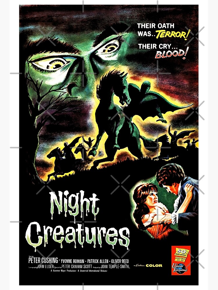 "Night Creatures (1962)" Art Print for Sale by postersrestored | Redbubble