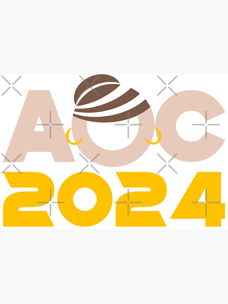 "AOC HOOPS 2024" Magnet for Sale by popdesigner | Redbubble