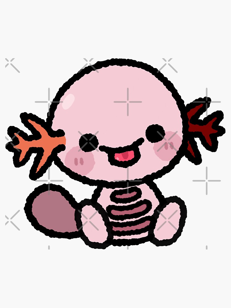 "Pink Wooper" Sticker by oddmarsfellow2 | Redbubble