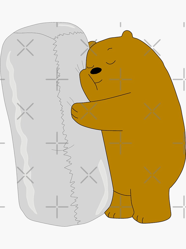 "GRIZZ HUGGING BURRITO" Sticker for Sale by darsh30 | Redbubble