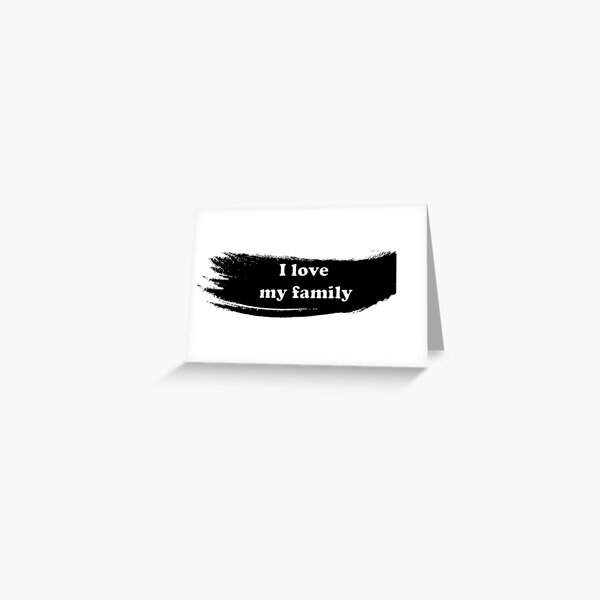 "i love My family text clip art,black and white clip art font ...