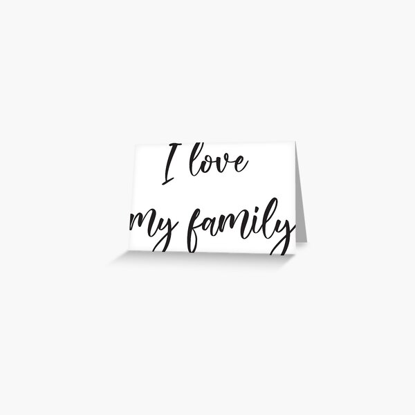 "i love My family text clip art,black and white clip art font ...