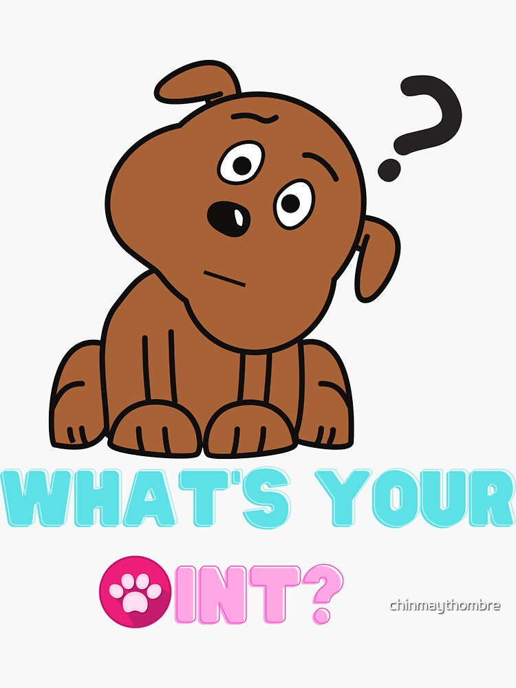 "Confused puppy" Sticker for Sale by chinmaythombre | Redbubble