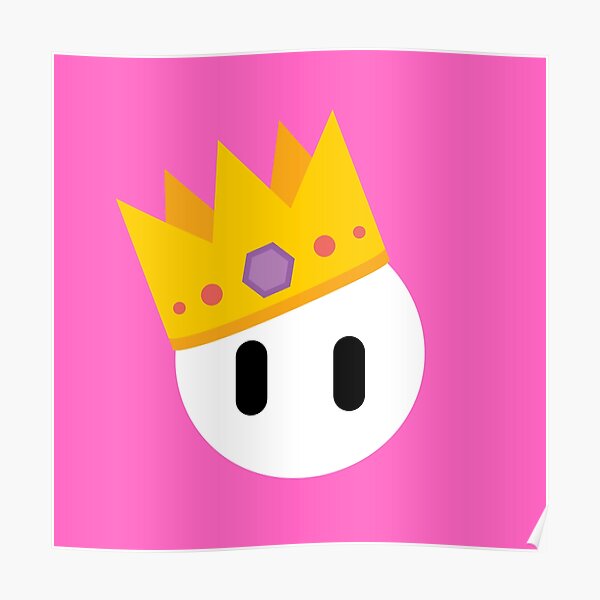 "Fall Guy Pink Crown!" Poster for Sale by nmap | Redbubble