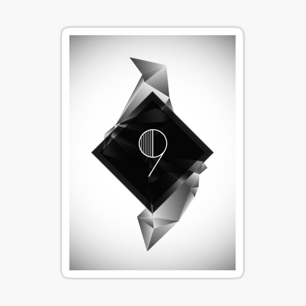 "Nine" Sticker for Sale by JayCougar | Redbubble