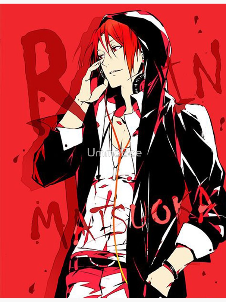 "Beats - Rin Matsuoka" Sticker for Sale by UmmaBee | Redbubble