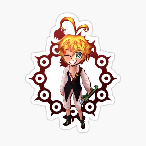 "Meliodas, Nanatsu no taizai" Sticker for Sale by Hendra17 | Redbubble