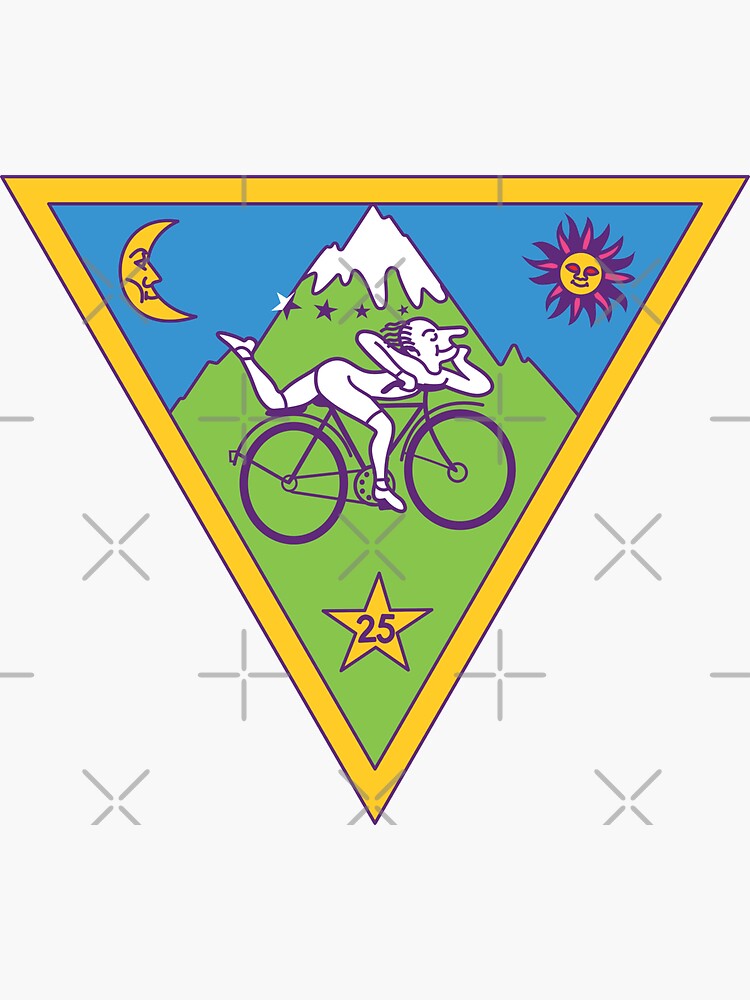 "Albert Hofmann LSD Triangle" Sticker for Sale by Hexxagram | Redbubble