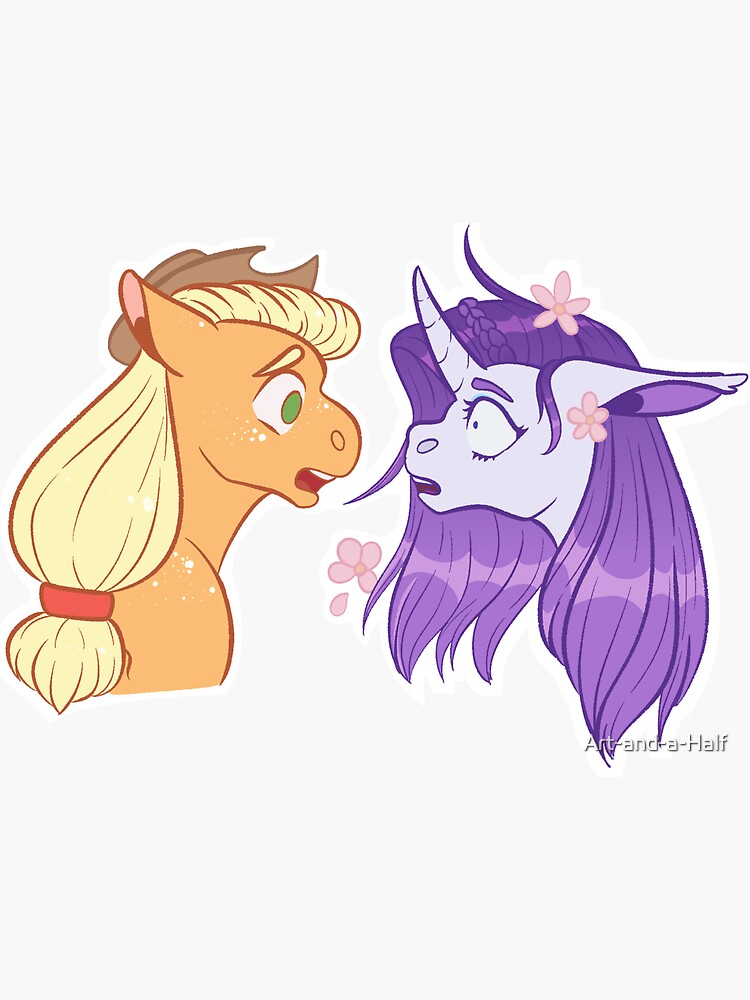 "Rarijack Worry Design" Sticker for Sale by Art-and-a-Half | Redbubble