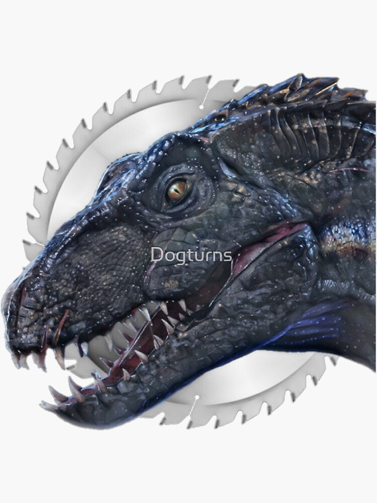 "indoraptor" Sticker by Dogturns | Redbubble