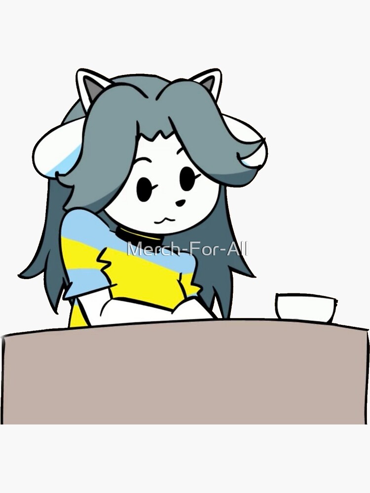 "Undertale Temmie Shop" Sticker for Sale by Merch-For-All | Redbubble