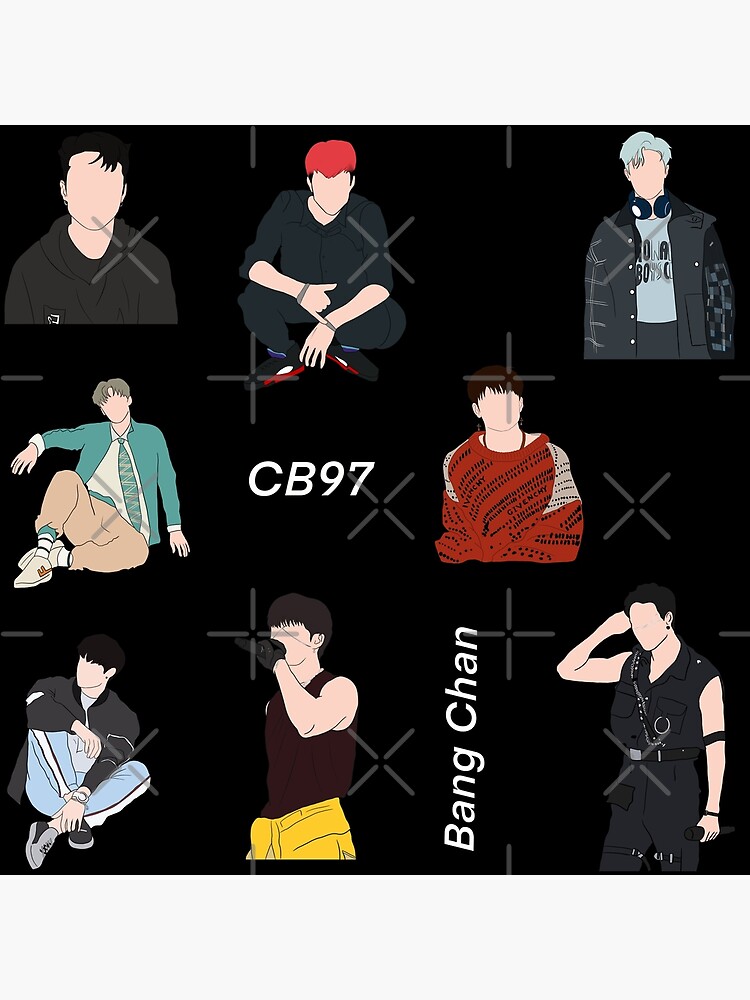 "Sticker pack - Bang Chan , Stray Kids " Art Print by AmyDoungel ...