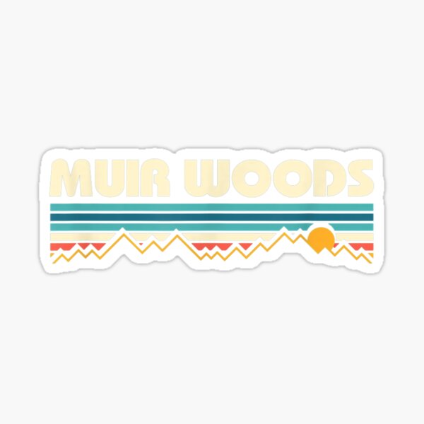 "Muir Woods National Monument Sunset" Sticker by Omar-Hendricks | Redbubble