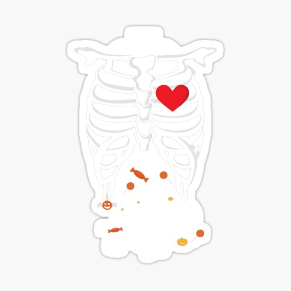 "Pregnancy Baby Skeleton" Sticker for Sale by thegoodplan | Redbubble
