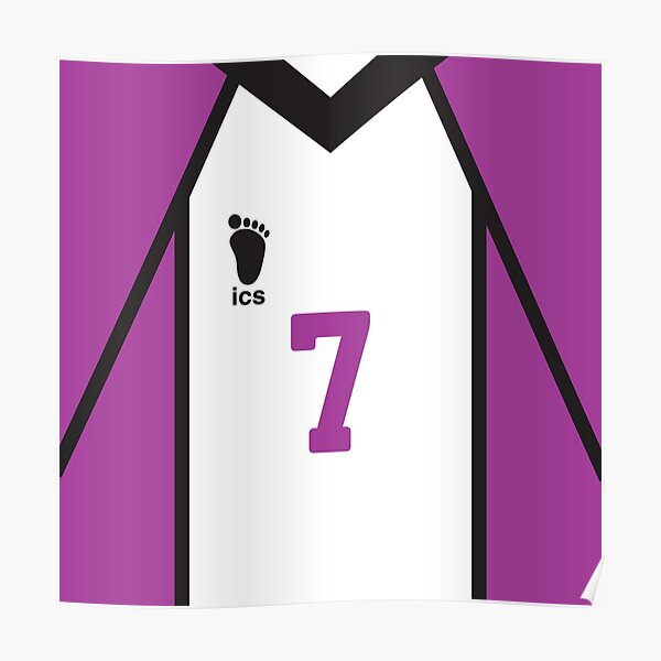 "Yunohama Jersey Number 7 Shiratorizawa Academy Haikyuu Jersey Team ...