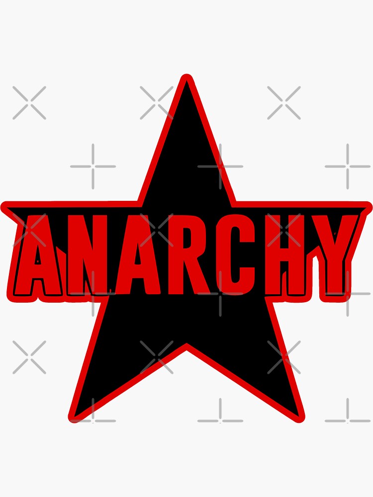 "ANARCHY Star" Sticker for Sale by jacquesi97 | Redbubble