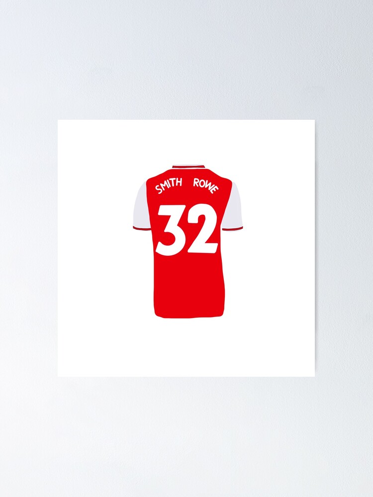 "Smith Rowe Jersey" Poster by aestheticuk | Redbubble