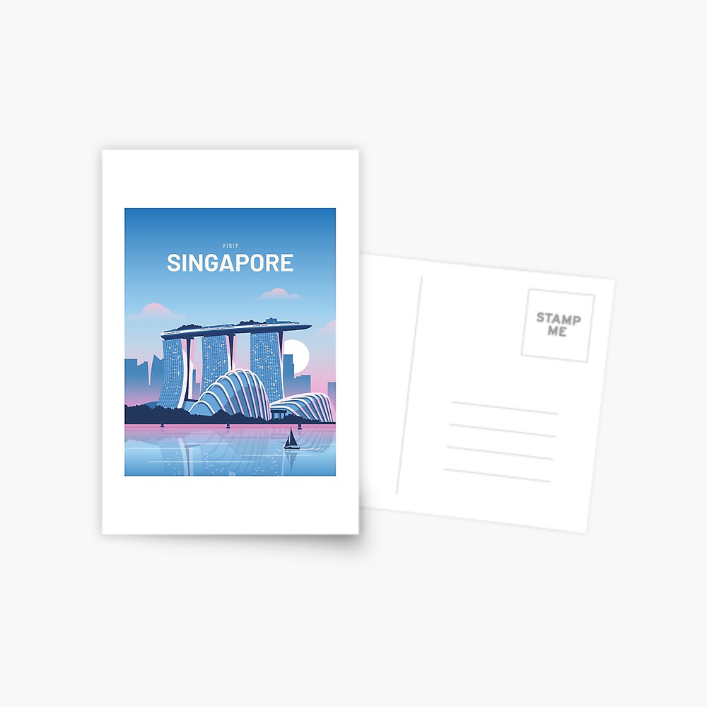 "Singapore Marina Bay Sands Travel Art" Sticker for Sale by corvintp ...