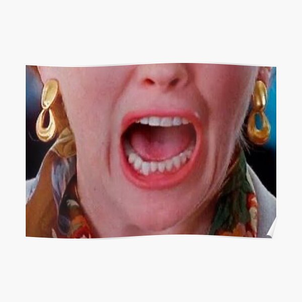 "Kevin! Face Mask Home Alone Mom Scream" Poster for Sale by ...