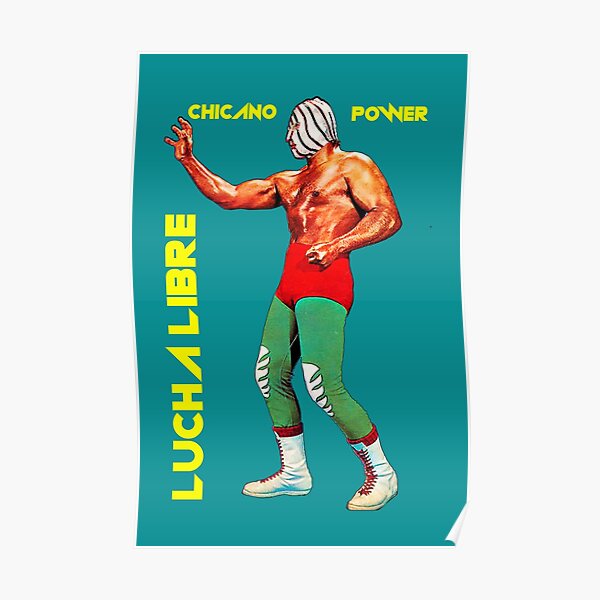 "Vintage Lucha Libre wrestling" Poster by Caravanstudio | Redbubble