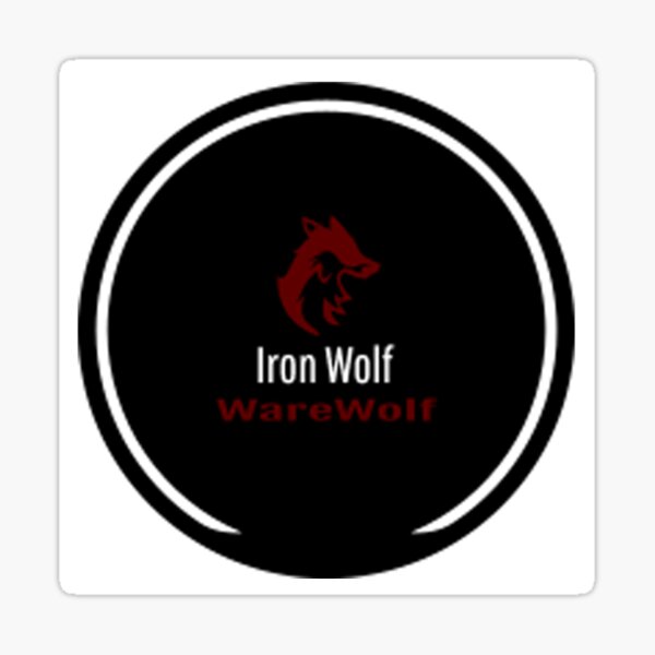 "Warewolf Logo" Sticker for Sale by 9319912310LL | Redbubble