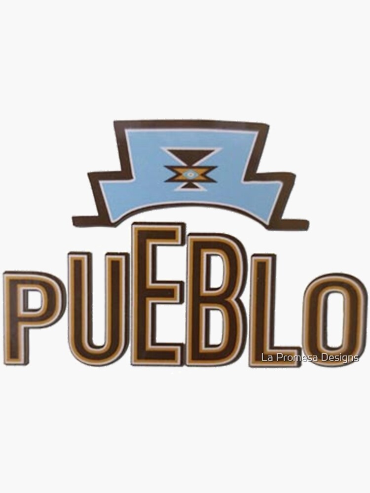 "Pueblo" Sticker by MarcosMorrison | Redbubble
